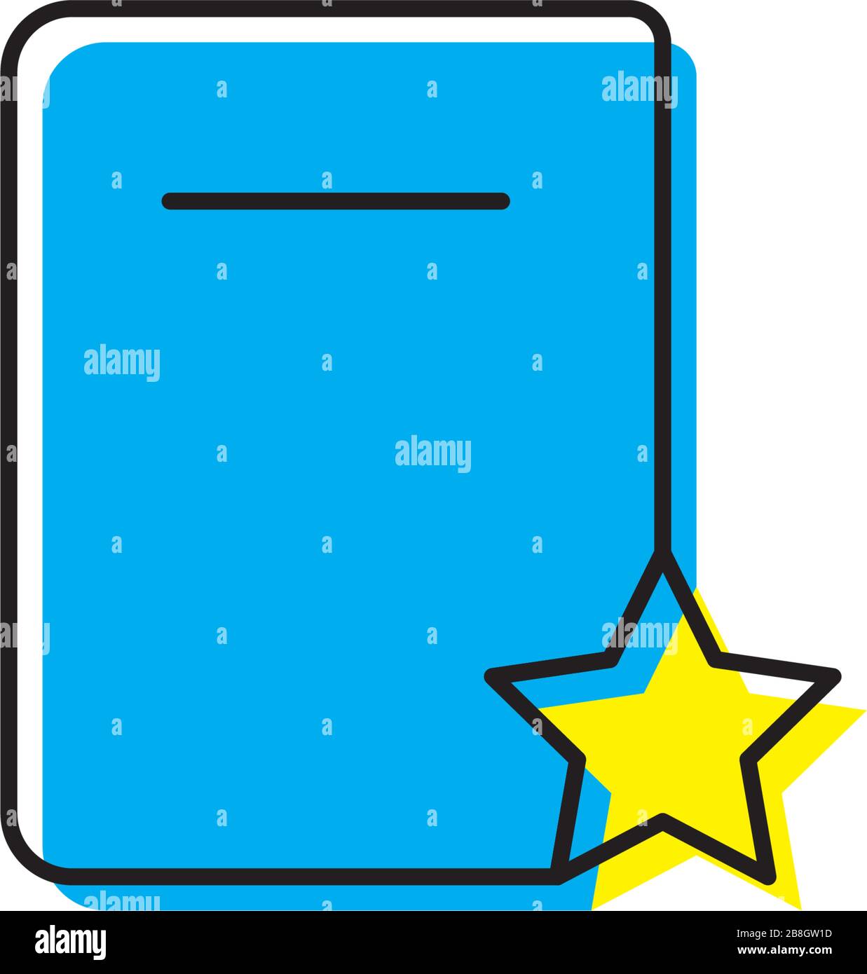 favorite book vector icon isolated on white background Stock Vector ...