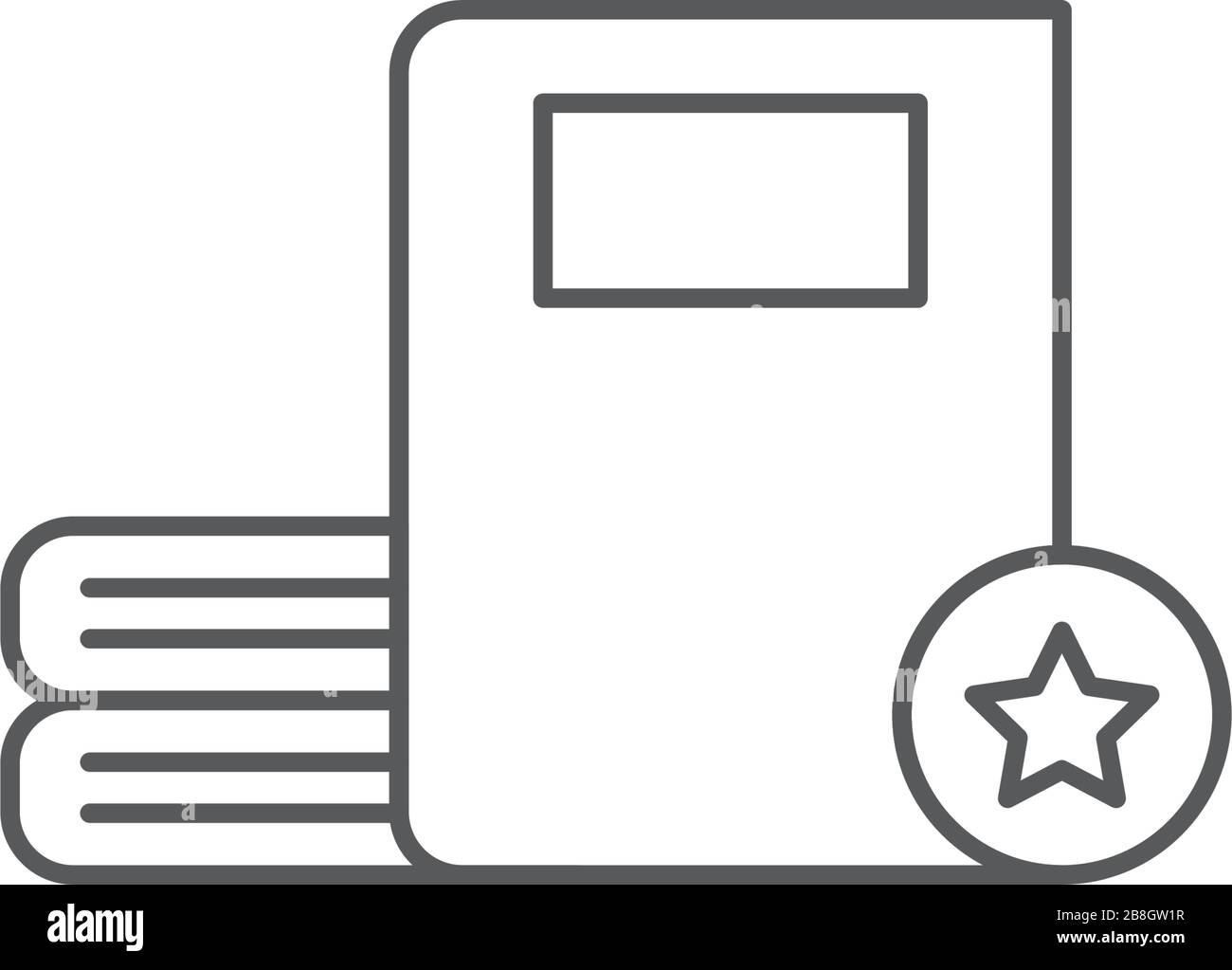 favorite book vector icon isolated on white background Stock Vector ...