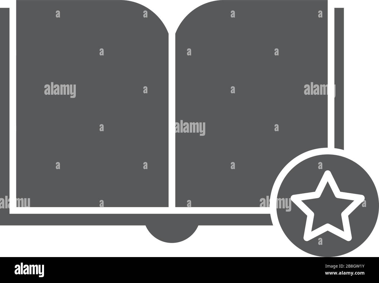 favorite book vector icon isolated on white background Stock Vector ...