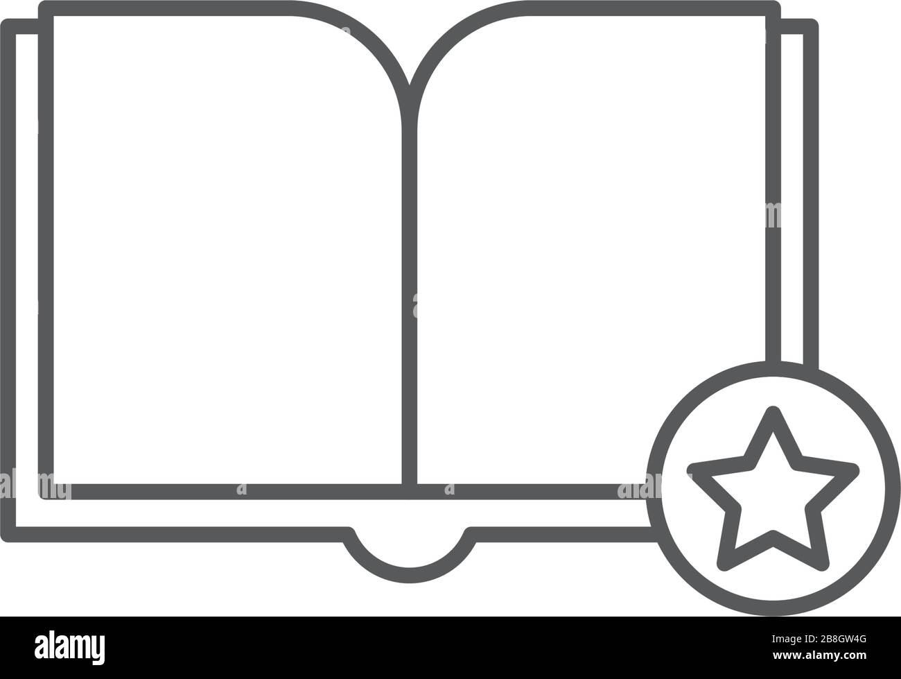 favorite book vector icon isolated on white background Stock Vector ...