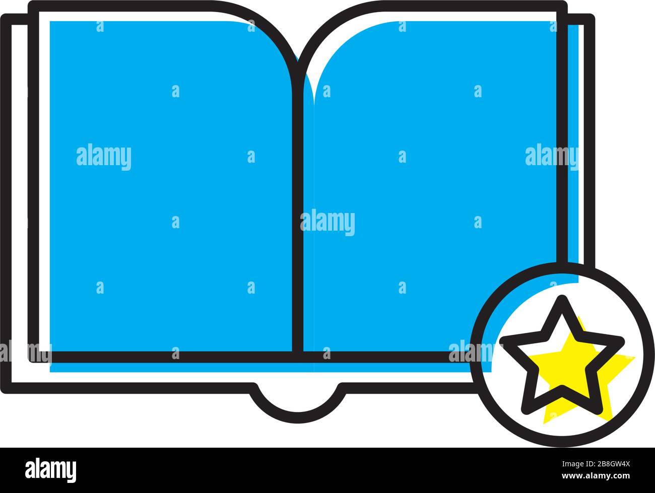 favorite book vector icon isolated on white background Stock Vector ...