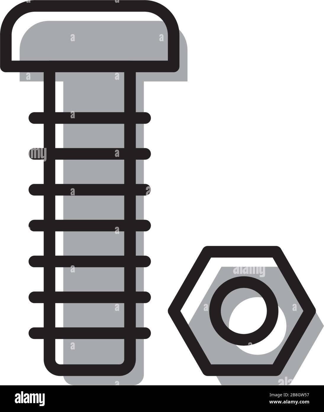 Tool object isolated hardware Stock Vector Images - Alamy