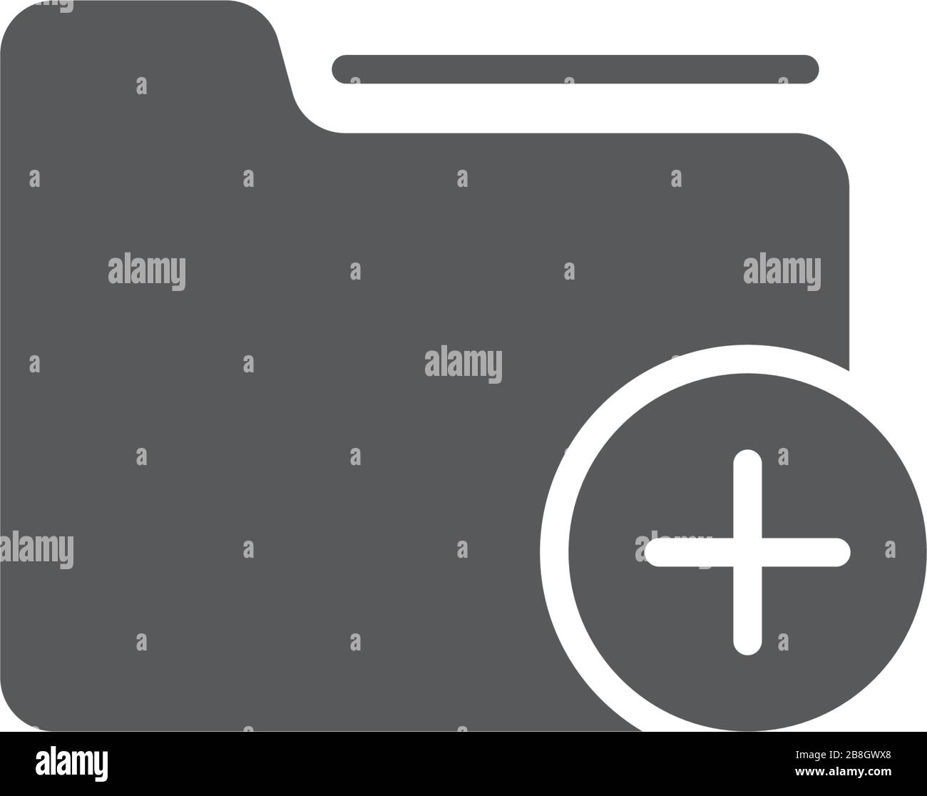 Add new vector icon isolated on white background Stock Vector Image ...