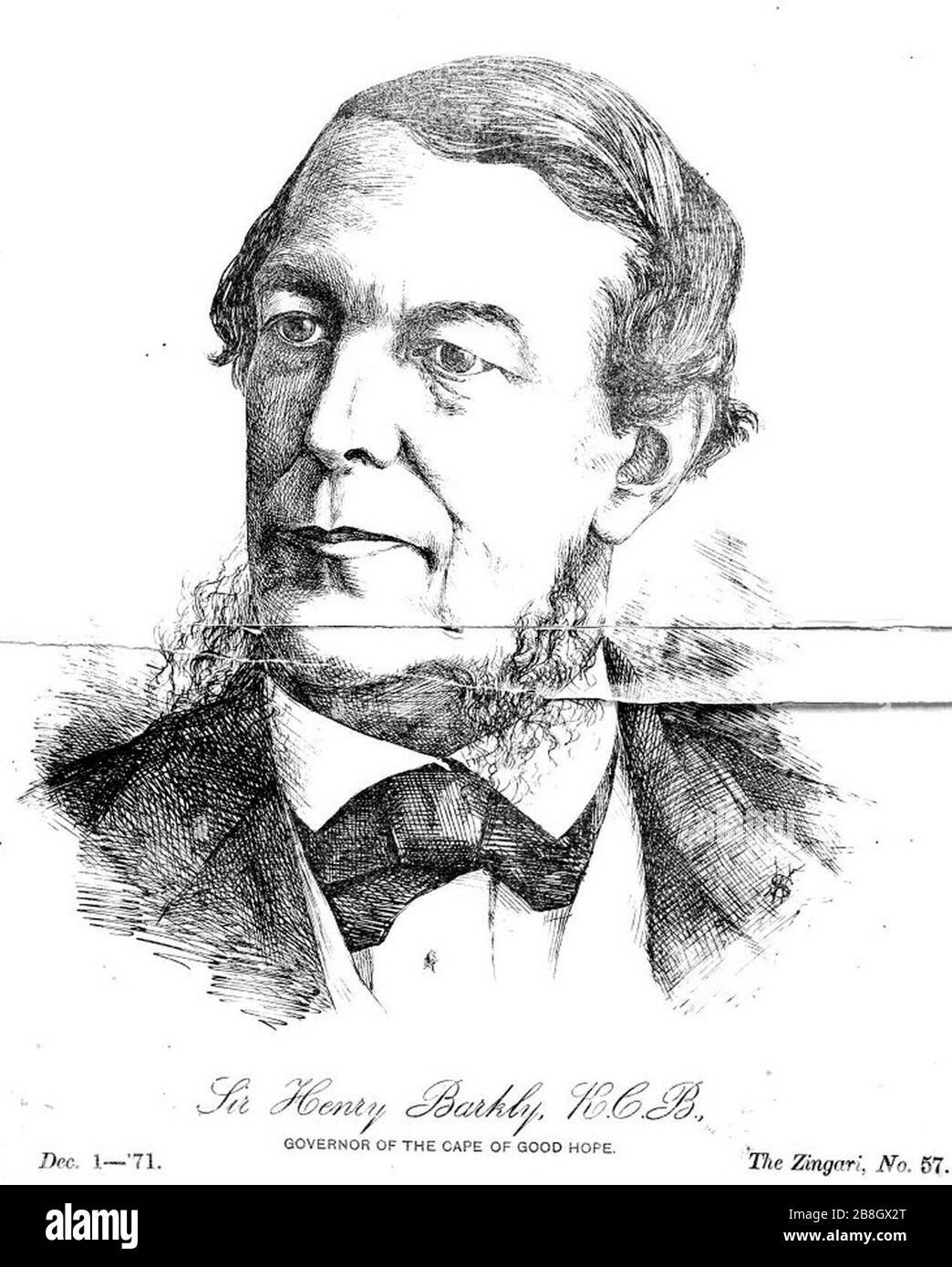 Governor Henry Barkly 1871 Stock Photo - Alamy