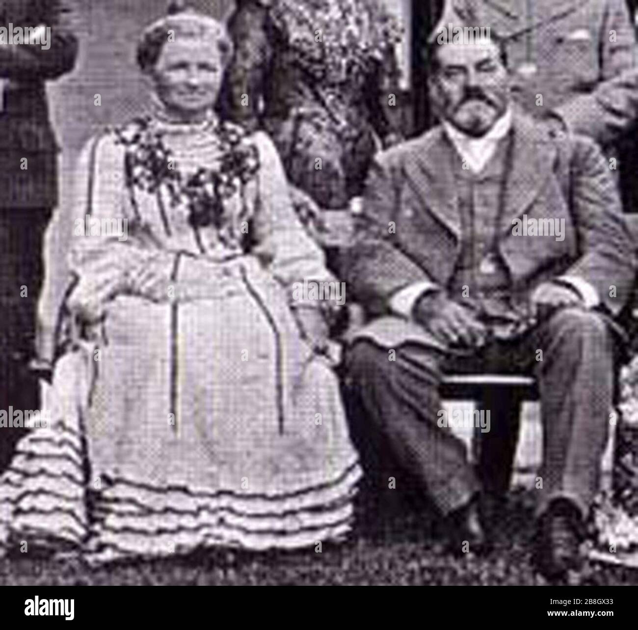 Governor and Lady Rawson circa 1903 Stock Photo - Alamy