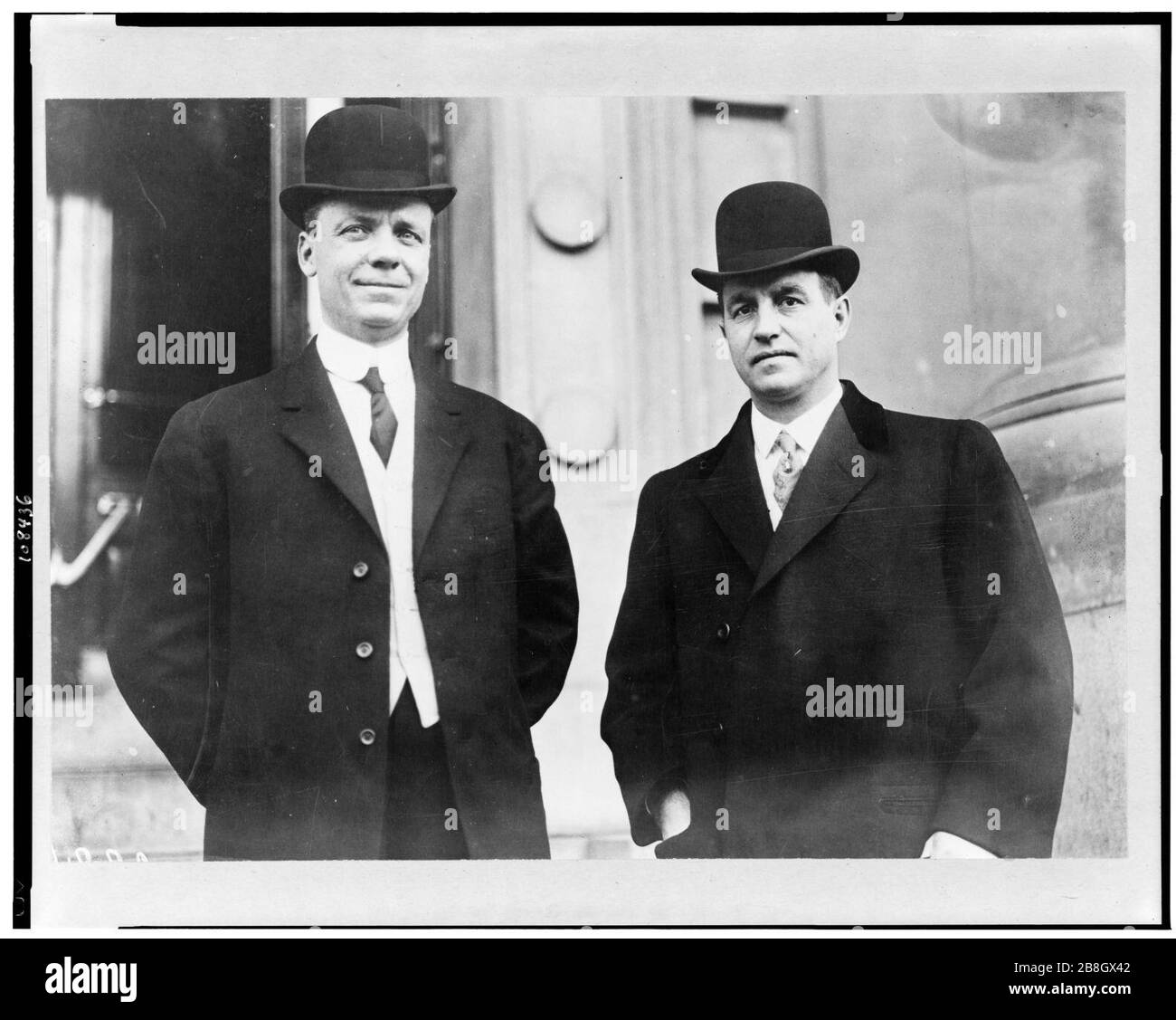 Governor Edwin L. Norris, of Montana, and John Mitchell, both half ...