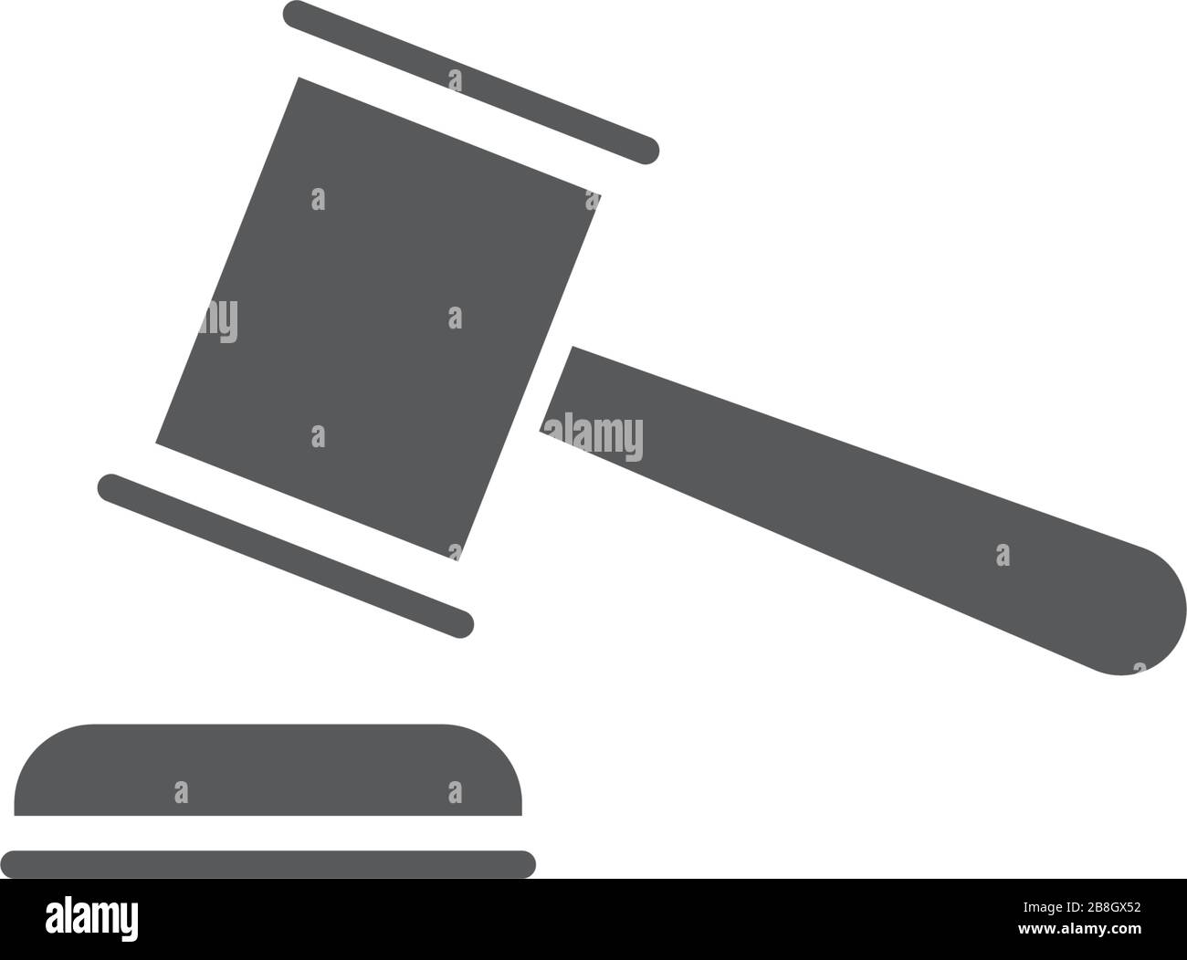 Auction mallet vector icon isolated on white background Stock Vector ...