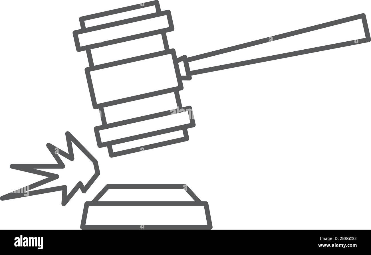 Auctioneer mallet Cut Out Stock Images & Pictures - Alamy