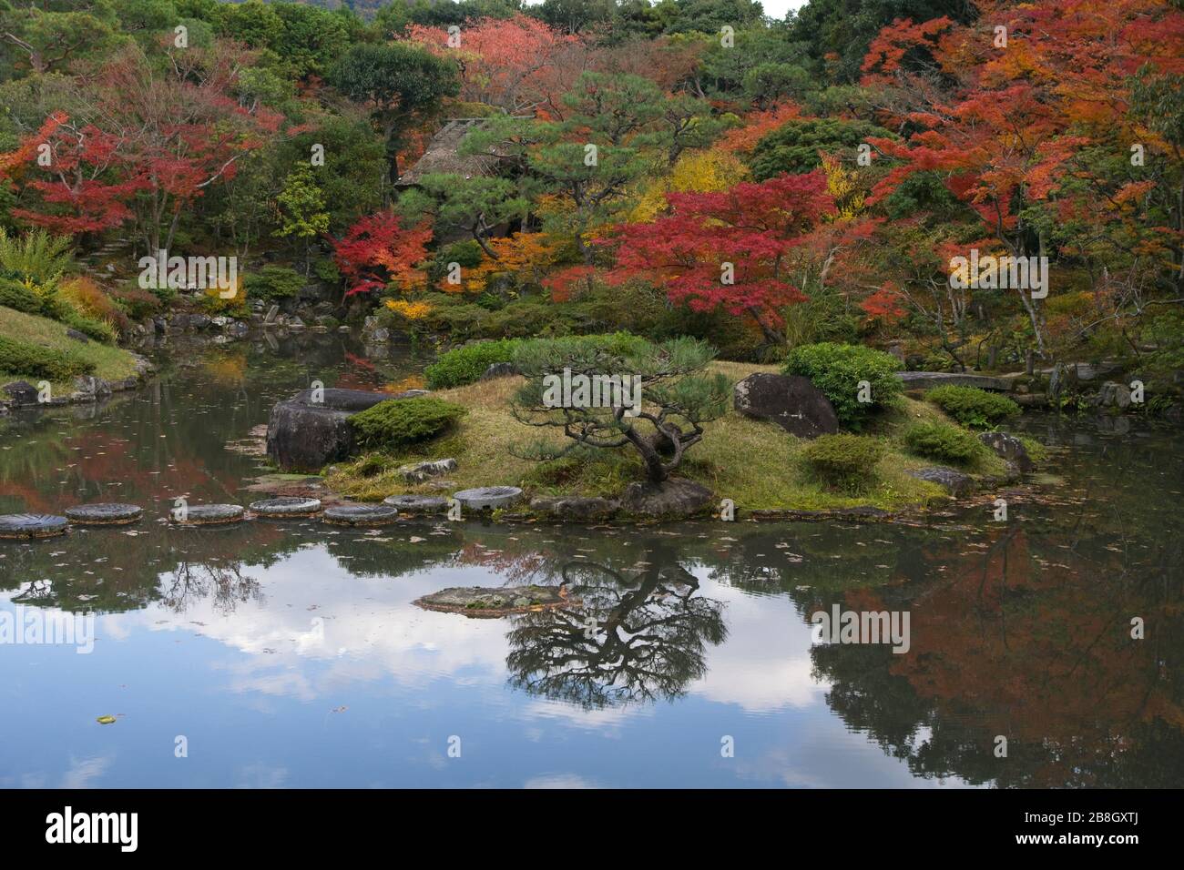 Japanese Isui-en garden in Nara Japan Stock Photo - Alamy