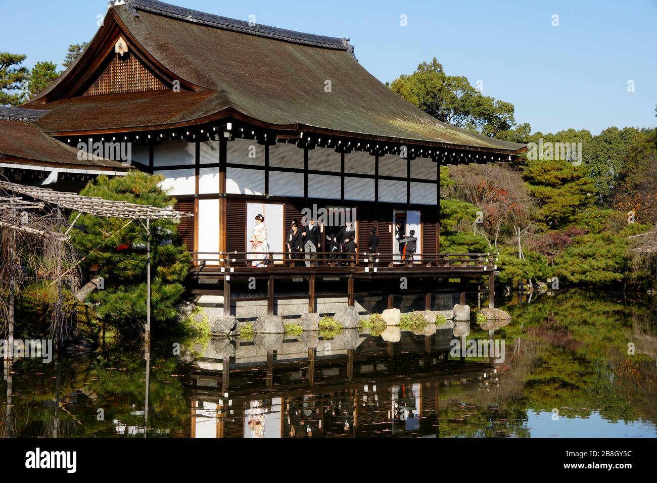 Heian jingu shrine courtyard hi-res stock photography and images - Alamy