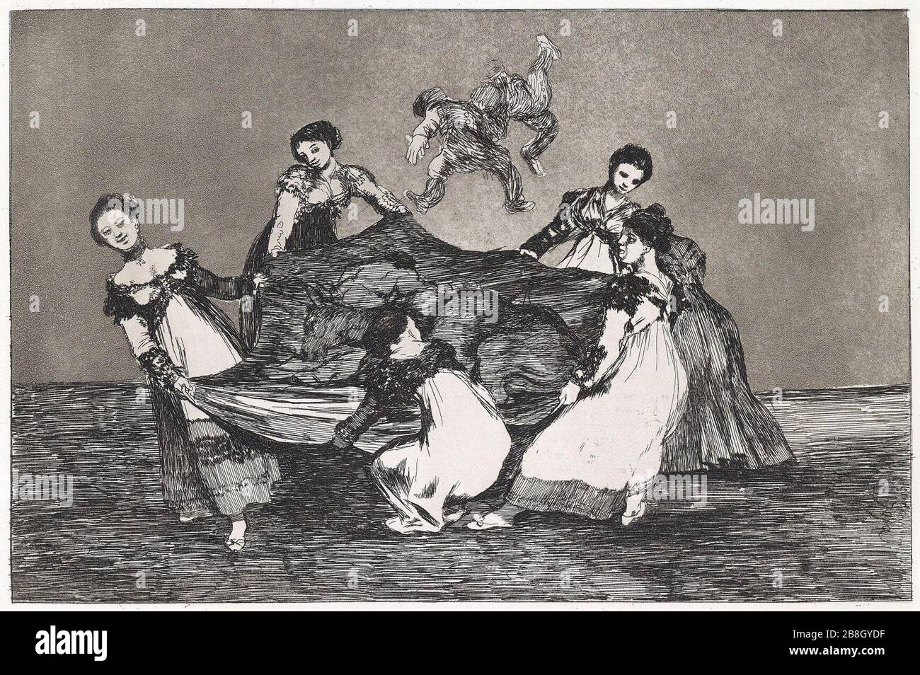 Goya Pes mas que un burro muerto Stock Photo - Alamy