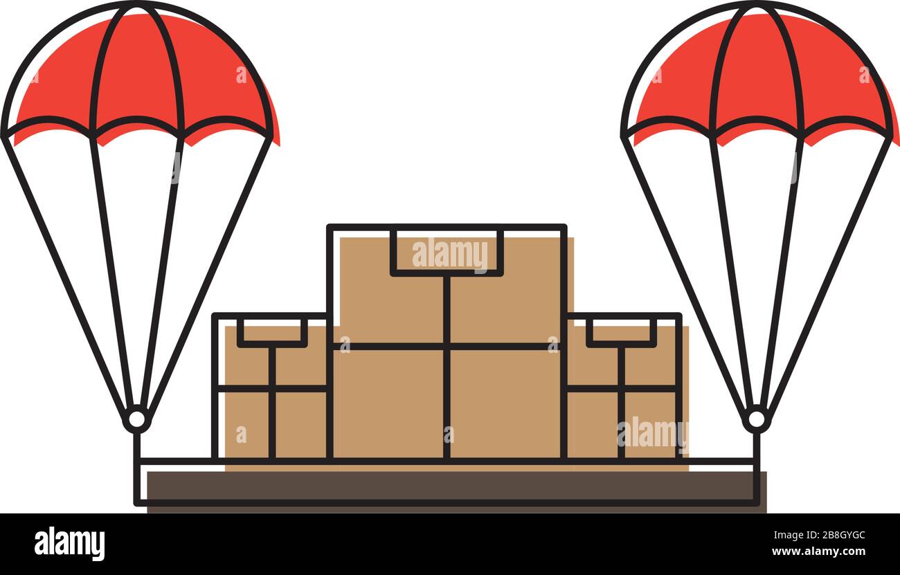 Delivery service symbol vector icon isolated on white background Stock ...