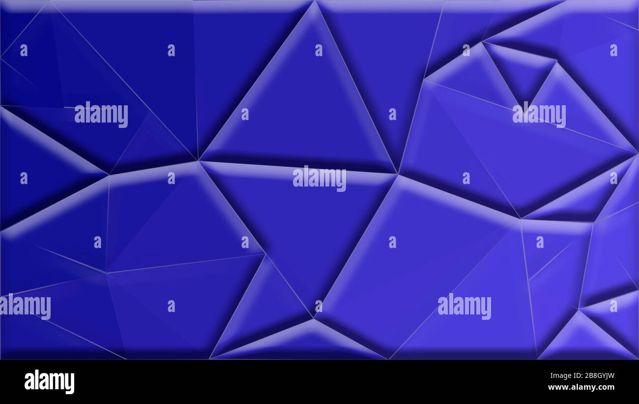 Blue low poly structure concept backdrop Stock Photo - Alamy