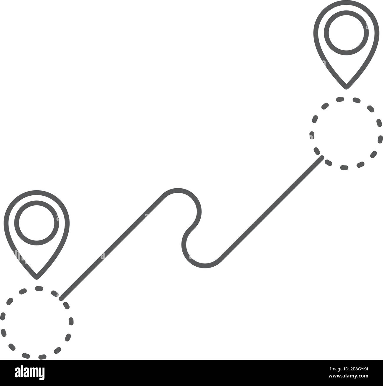 Flight tracking map Stock Vector Images - Alamy