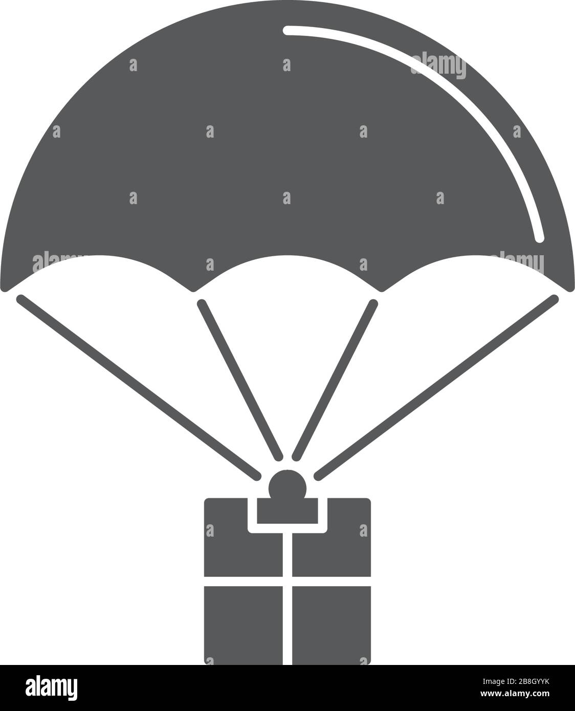 Delivery service symbol vector icon isolated on white background Stock ...