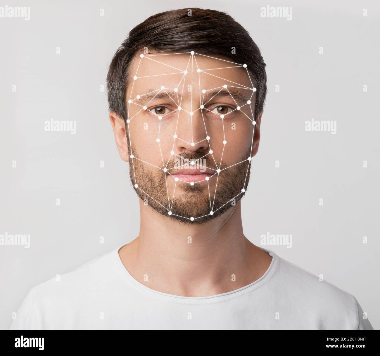 Face scan software hi-res stock photography and images - Alamy