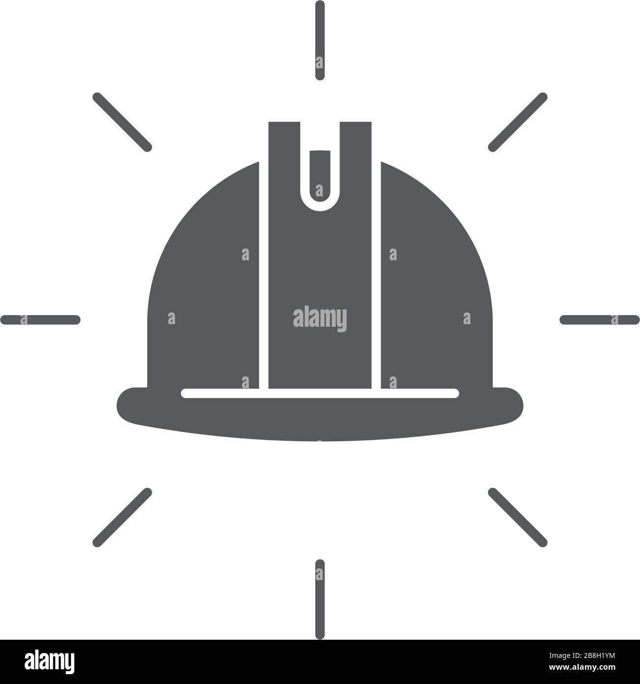 Hardhat Pictogram Stock Vector Images - Alamy