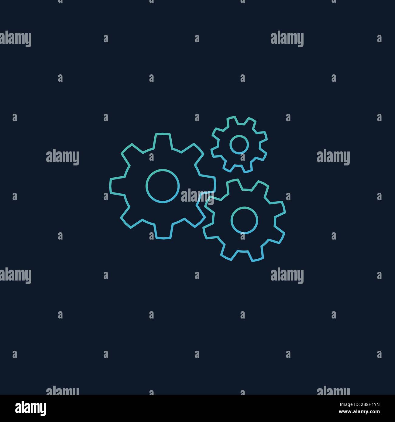 cogwheel mechanism icon. outline gear icon. mechanism concept. Stock ... cogwheel mechanism icon. outline gear icon. mechanism concept. Stock ...
