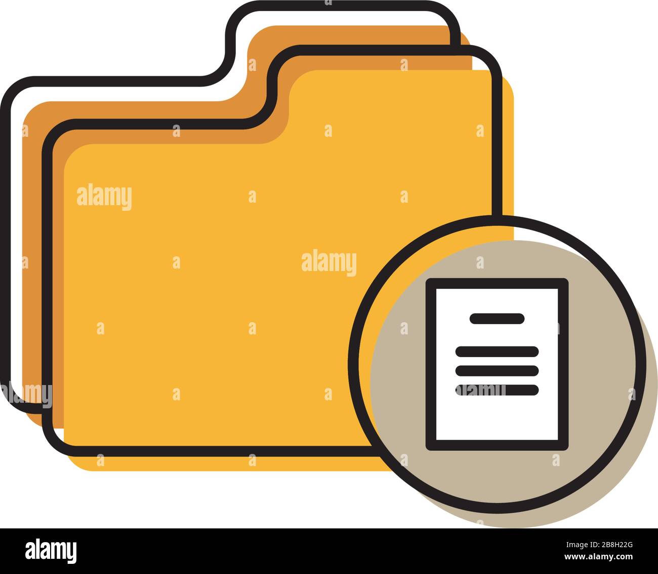 Solid documents Stock Vector Images - Alamy