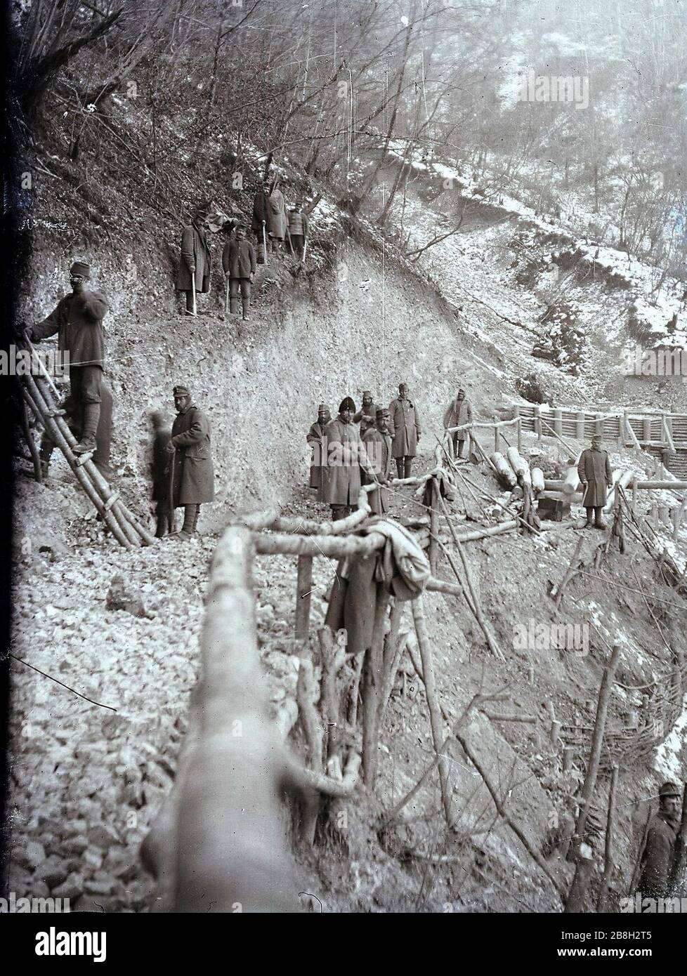 Gradnja ceste Tolmin–Polog Stock Photo - Alamy