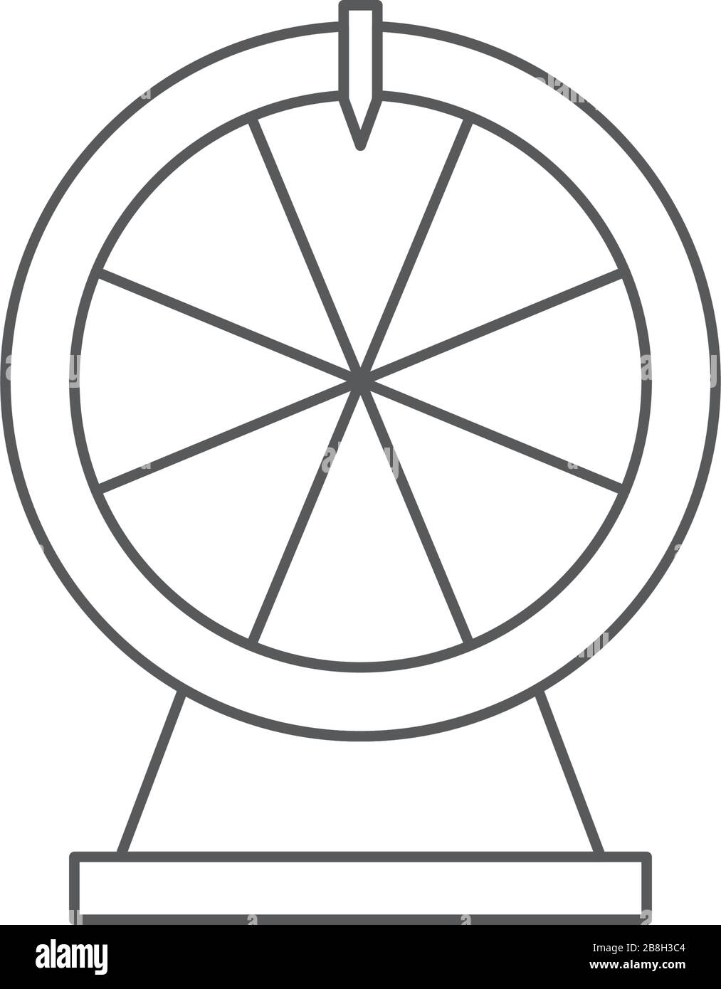 wheel of fortune vector icon, isolated on white background Stock Vector ...