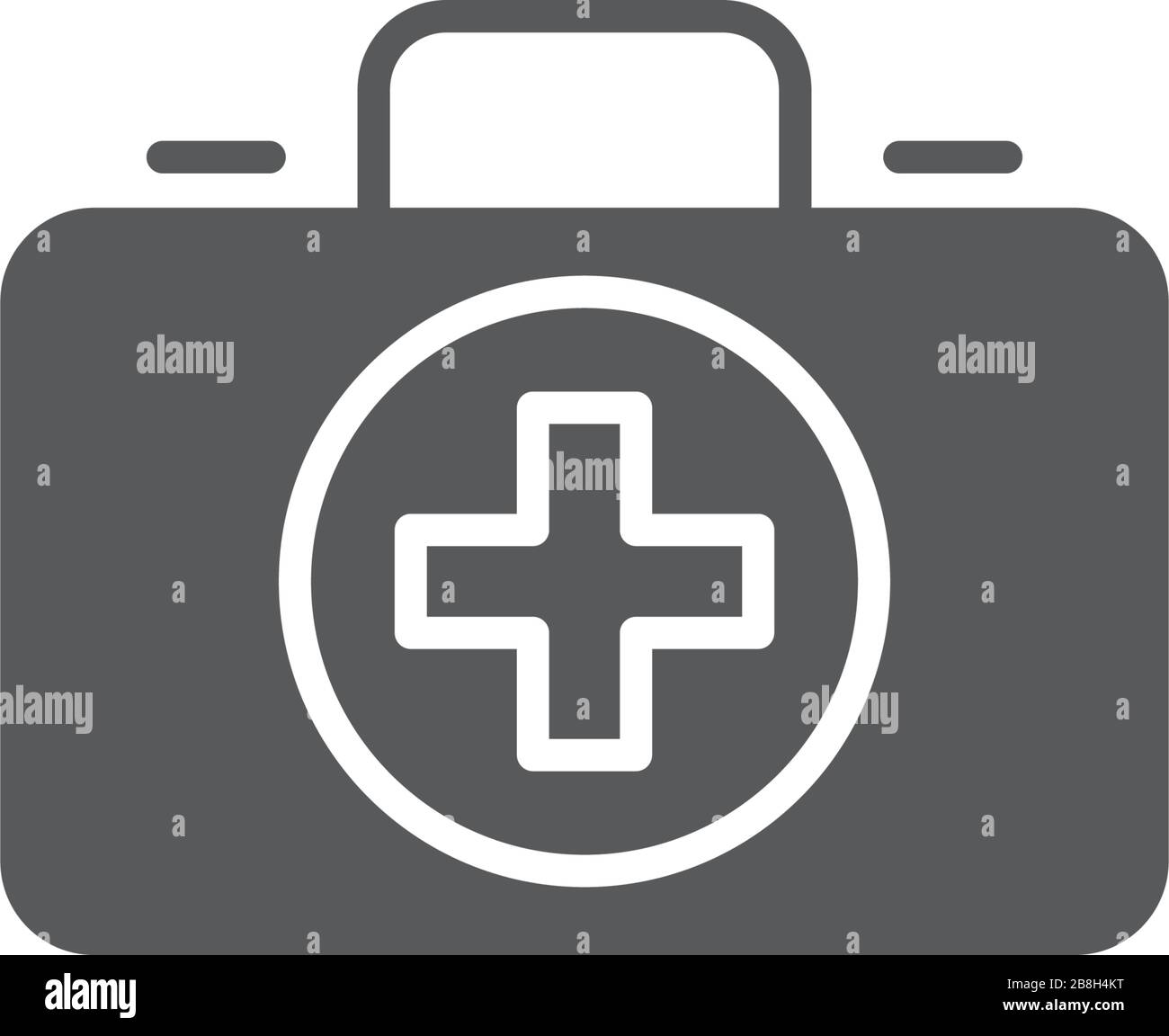 First aid kit vector icon, isolated on white background Stock Vector ...
