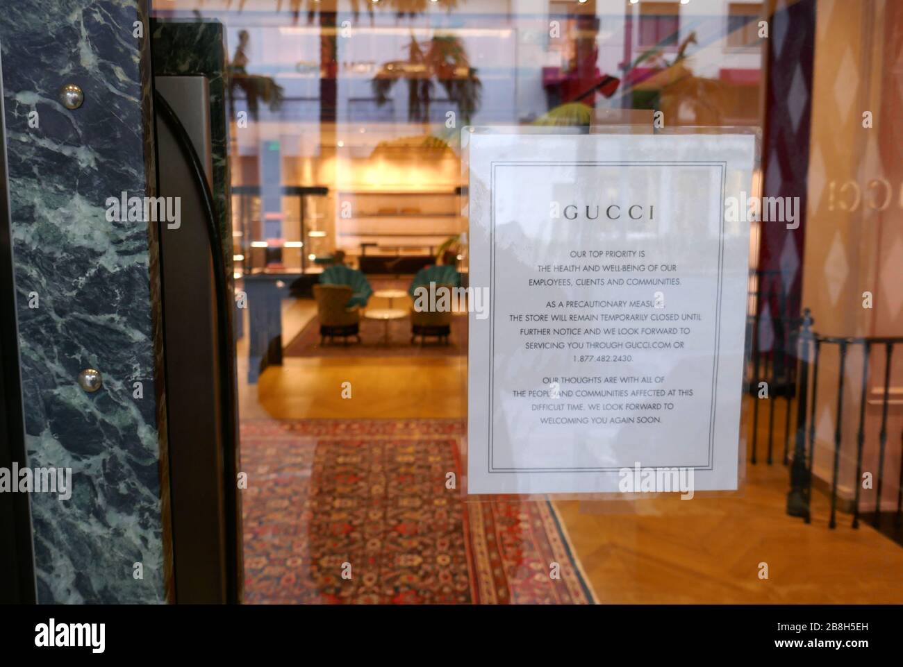 Beverly Hills, California, USA 21st March 2020 A general view of ...