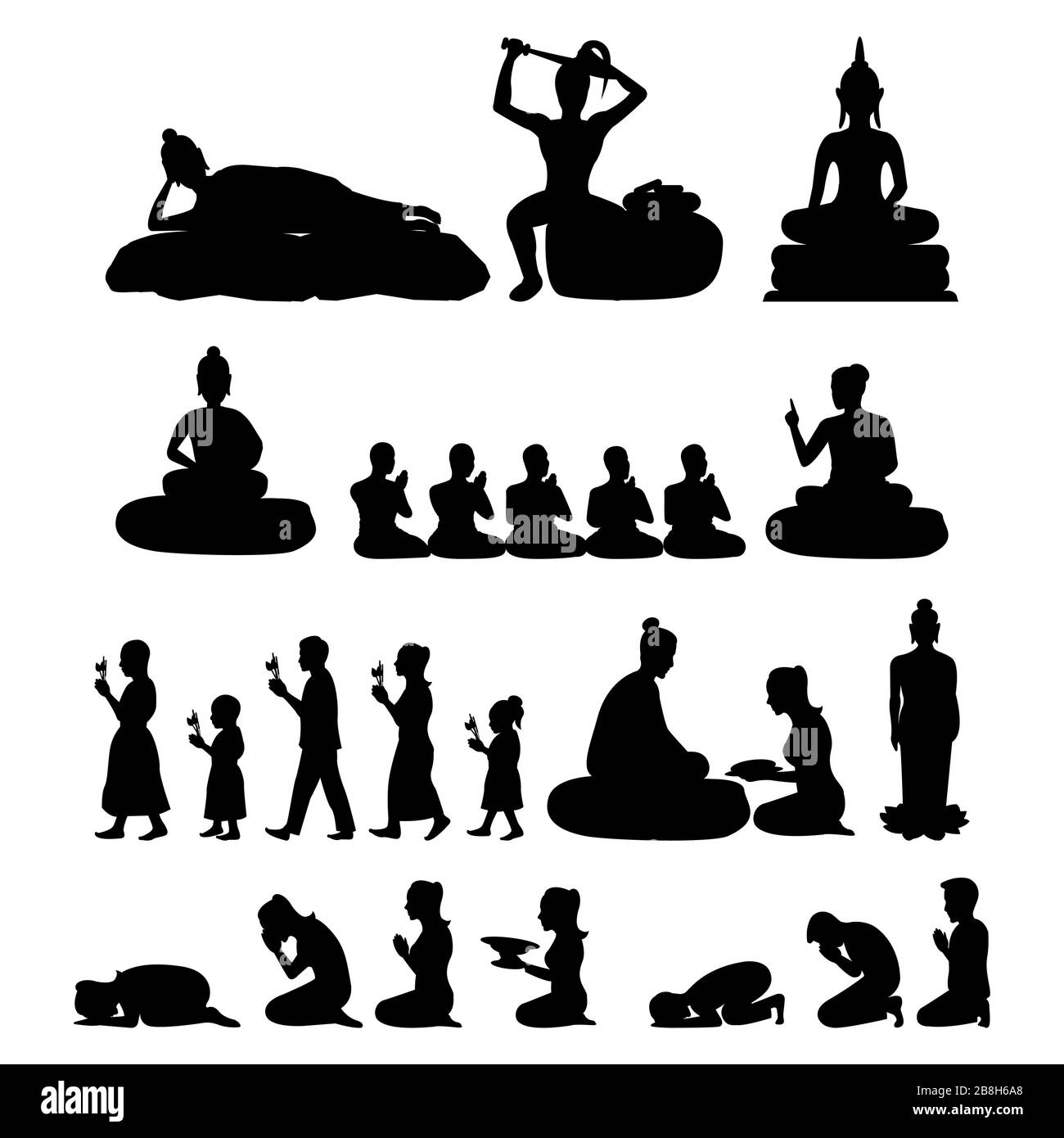 Respect for guru Stock Vector Images - Alamy