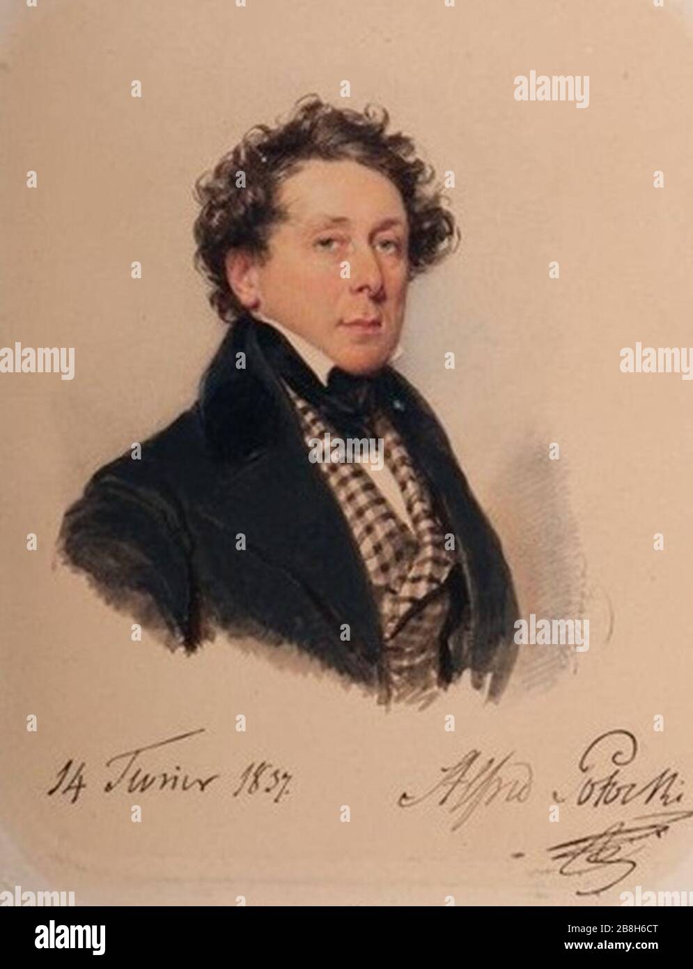 Graf Alfred Potocki 1837 Stock Photo - Alamy