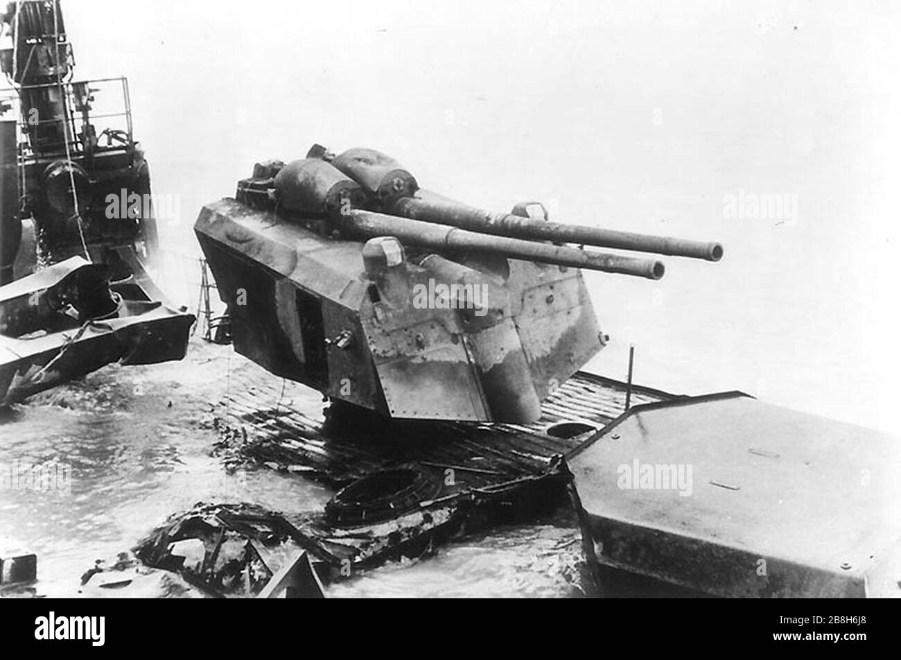 Graf Spee Wreck USNphoto 2 Stock Photo - Alamy