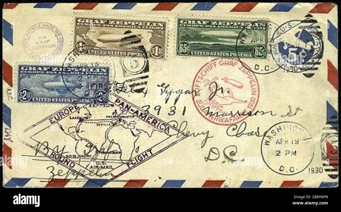 Graf zeppelin 1930 hi-res stock photography and images - Alamy