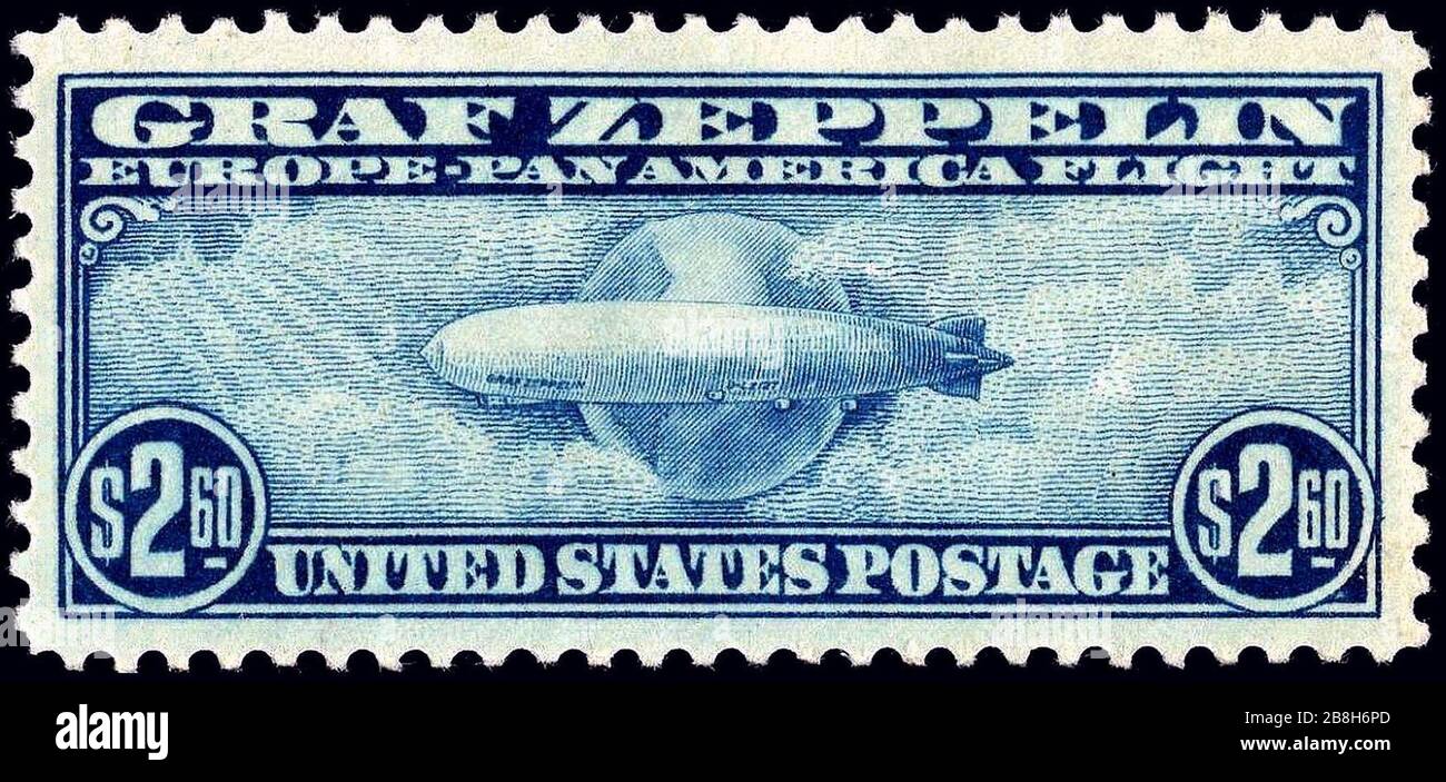 1930 Graf Zeppelin Stamp High Resolution Stock Photography and Images ...