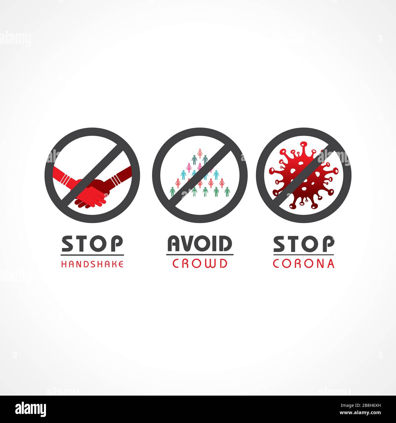Corona Virus 2019-20. Wuhan virus disease, virus infections prevention ...