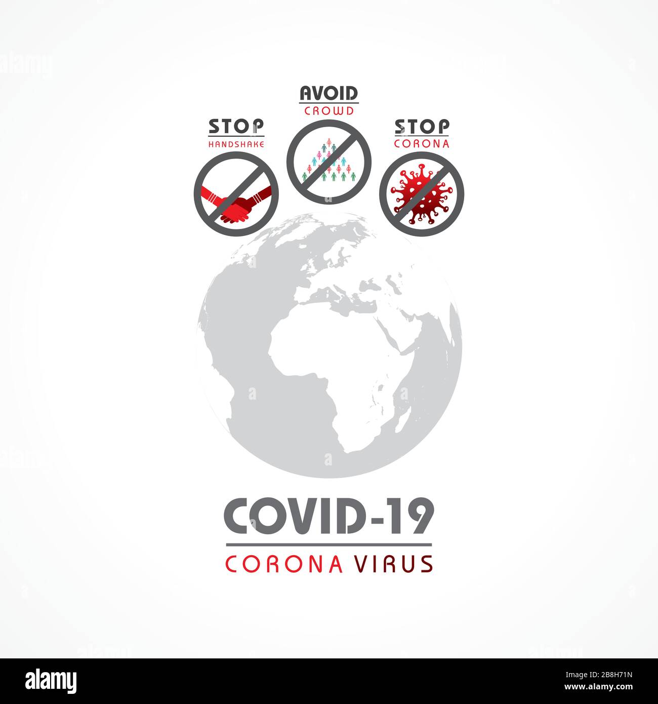 Corona Virus 2019-20. Wuhan virus disease, virus infections prevention ...