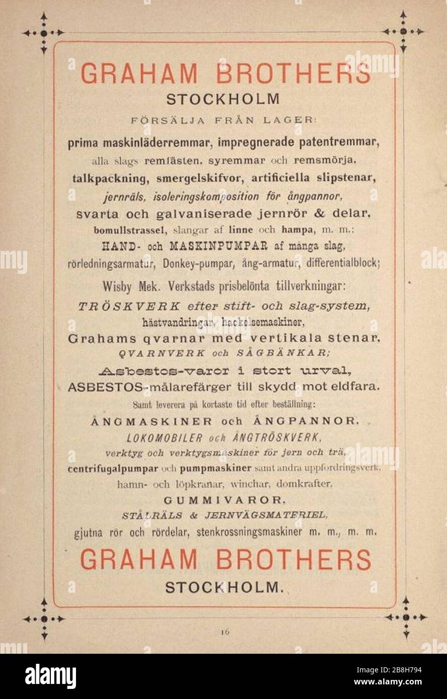 Graham brothers hi-res stock photography and images - Alamy