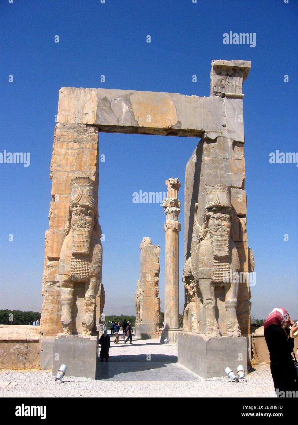 Gate of all nations this is what persia was hi-res stock photography ...