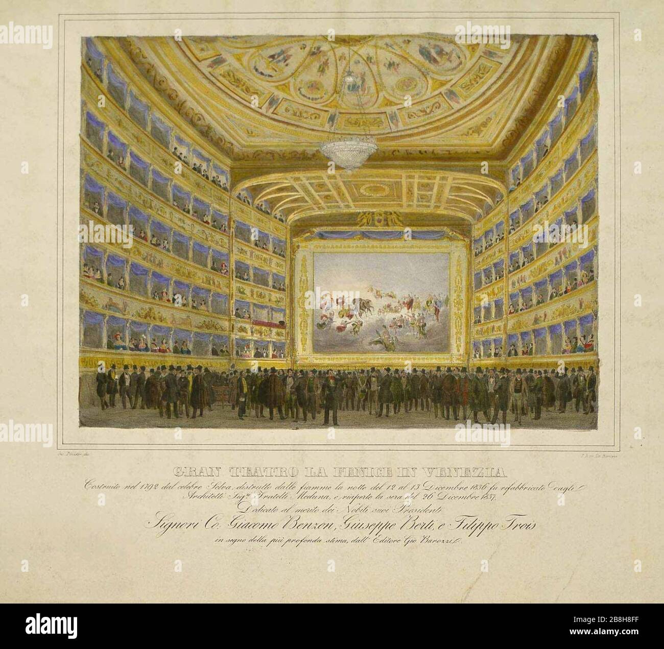 Gran Teatro La Fenice in Venezia Stock Photo - Alamy