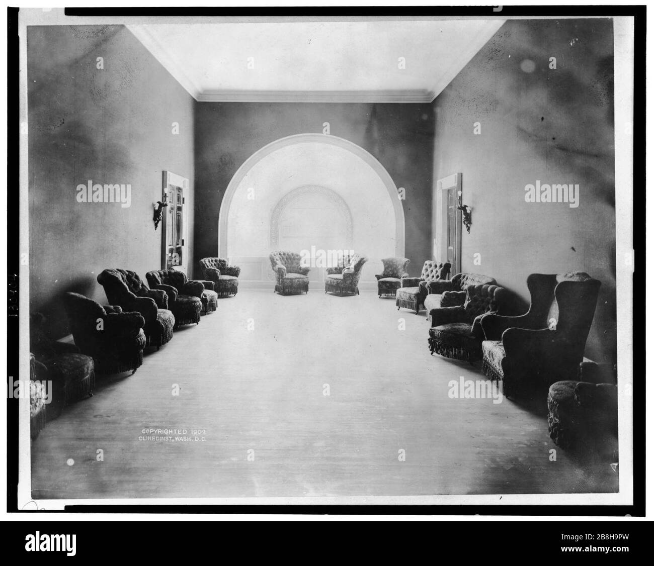 Grand corridor wing (of the White House, Washington, D.C Stock Photo ...