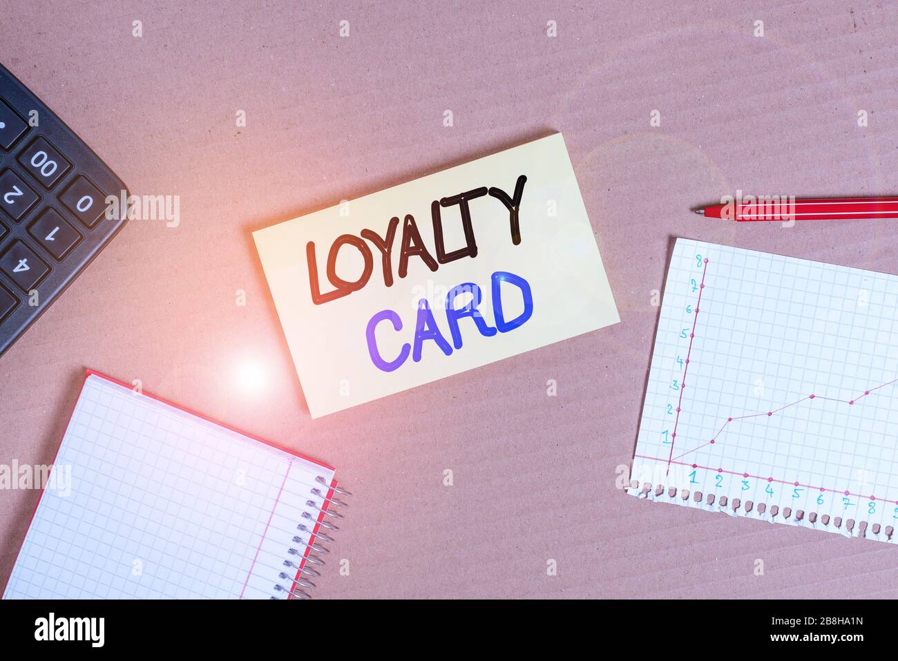 Handwriting text Loyalty Card. Conceptual photo used to record credit ...