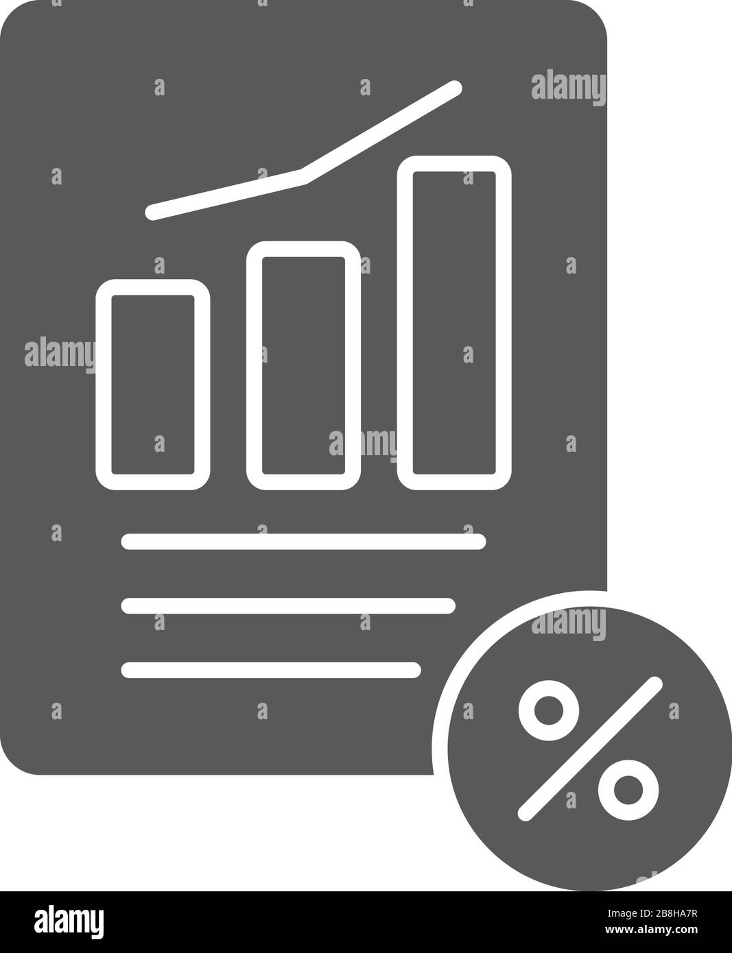 Tax or vat form icon isolated on white background Stock Vector Image ...