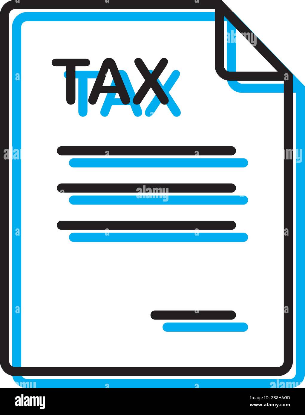 Vat tax receipt Stock Vector Images - Alamy