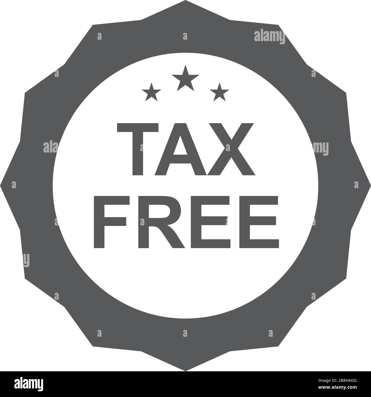 Tax or vat form icon isolated on white background Stock Vector Image ...
