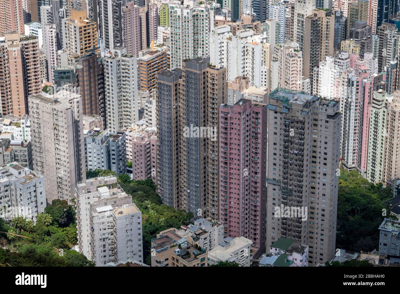 Daytime view of midlevels district of Hong Kong 2020 Stock Photo - Alamy