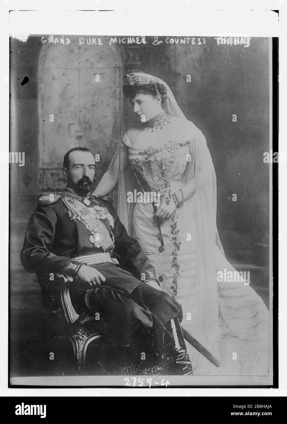 Grand Duke Michael & Countess Torbay (i.e., Torbey Stock Photo - Alamy