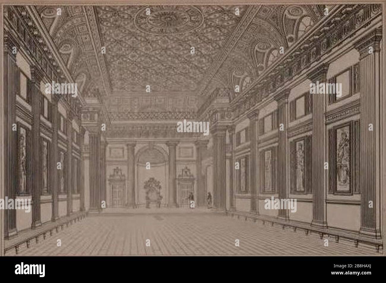 Grand Hall Freemason's Hall London 1776 Stock Photo - Alamy