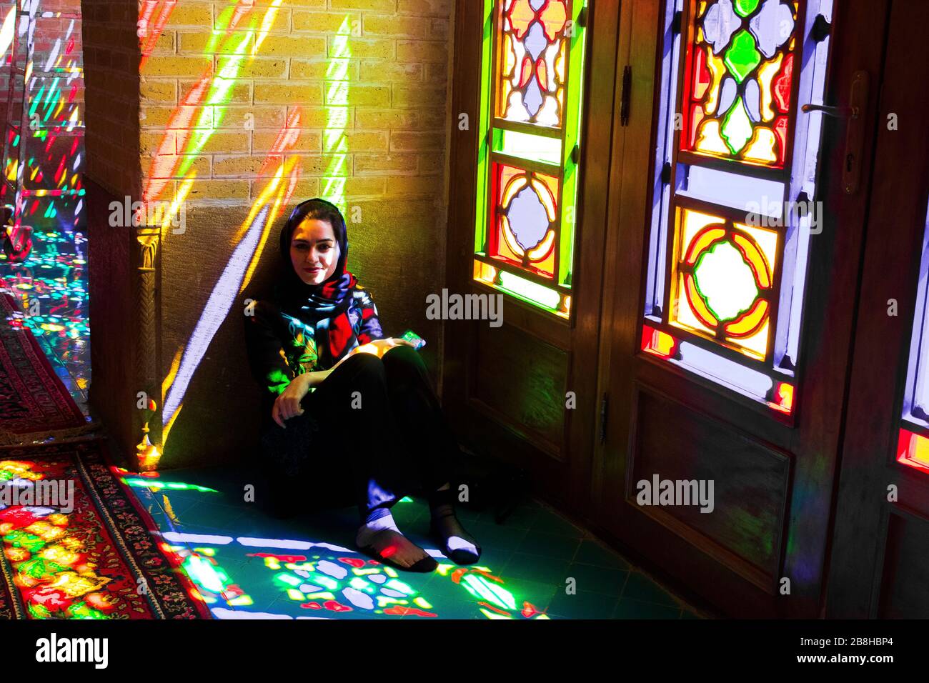 Colorfull Monument in Iran Stock Photo - Alamy