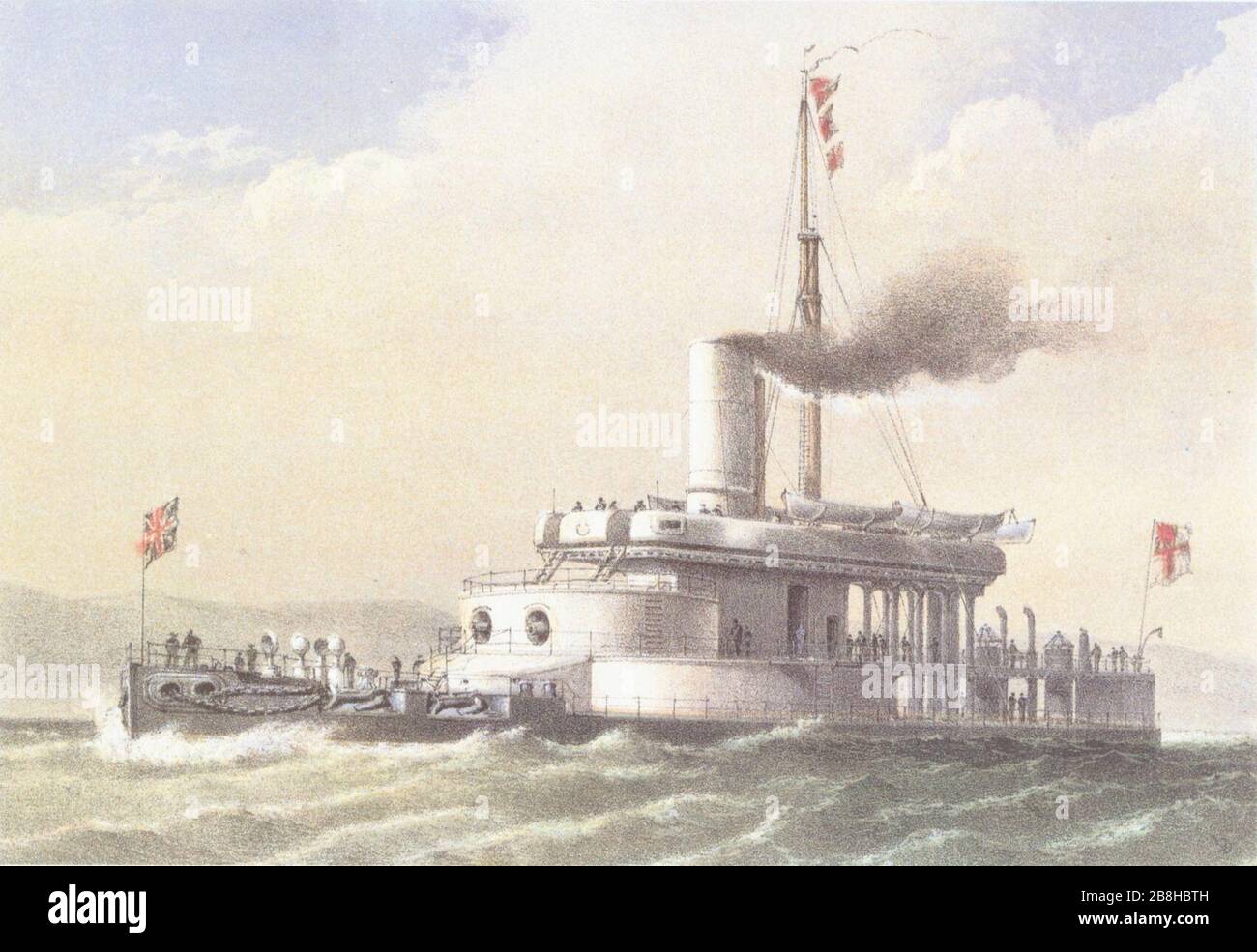 HMS Glatton (1871) William Frederick Mitchell Stock Photo - Alamy