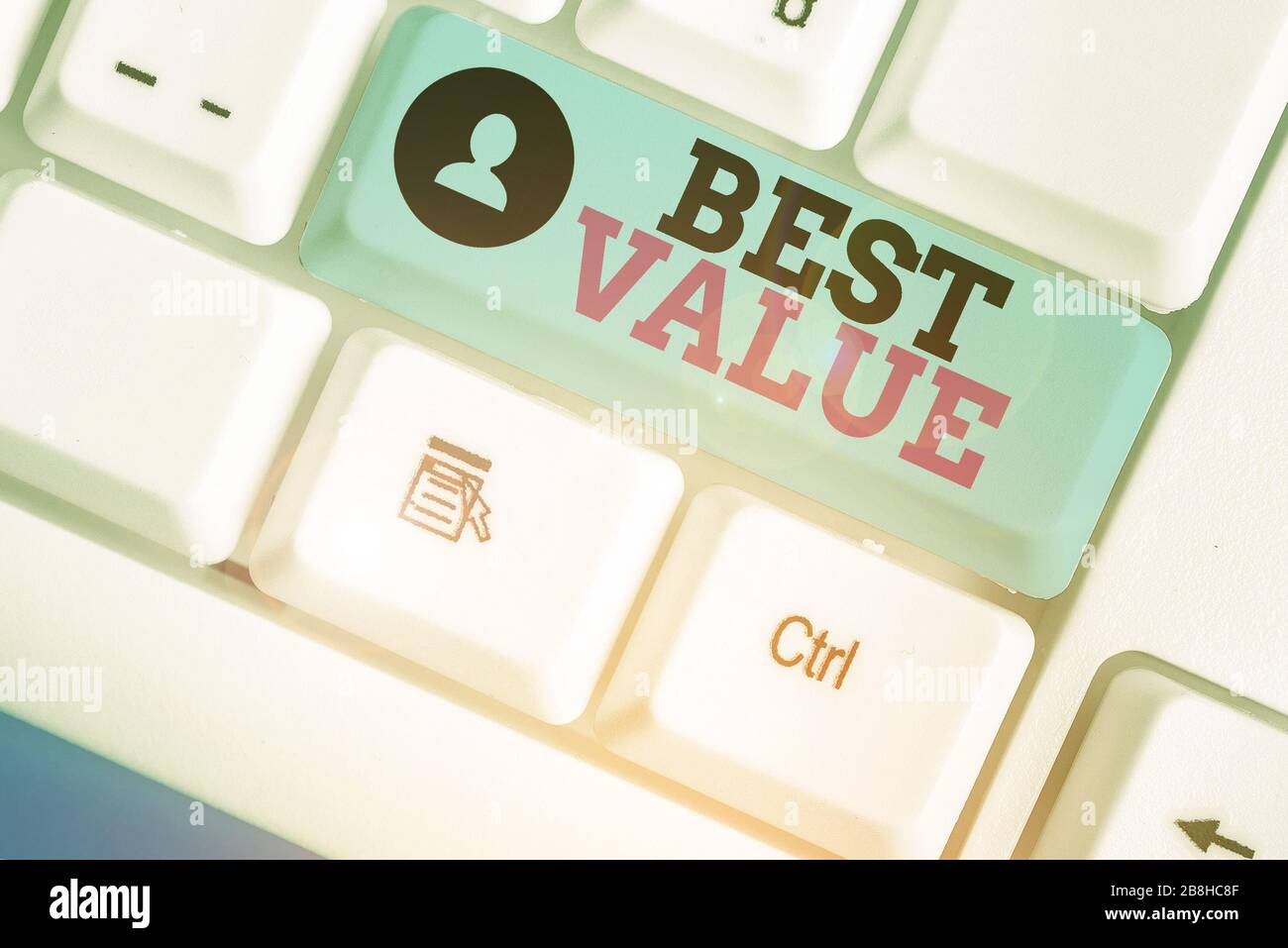 Conceptual hand writing showing Best Value. Concept meaning most ...
