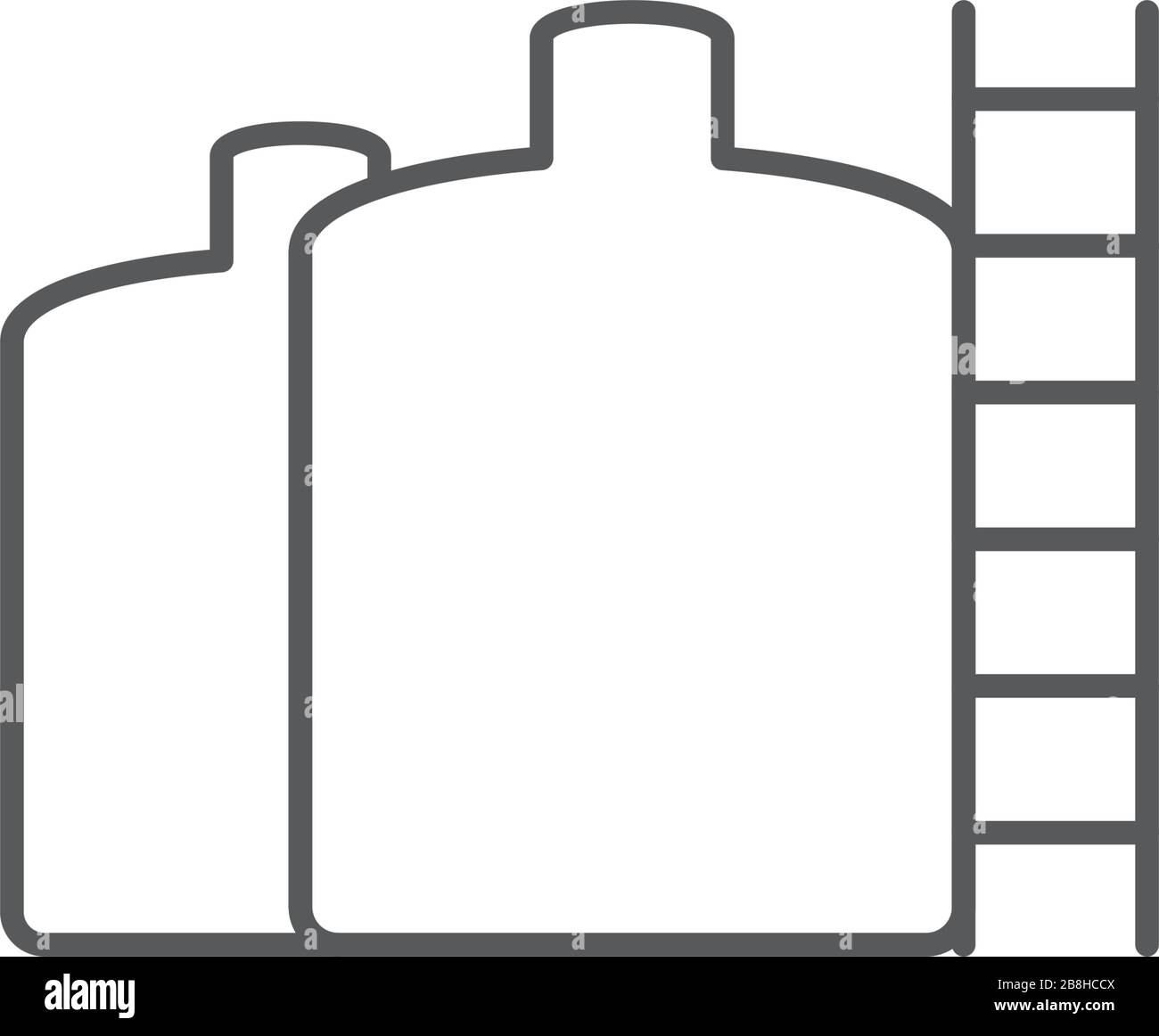 storage tank vector icon concept, isolated on white background Stock ...