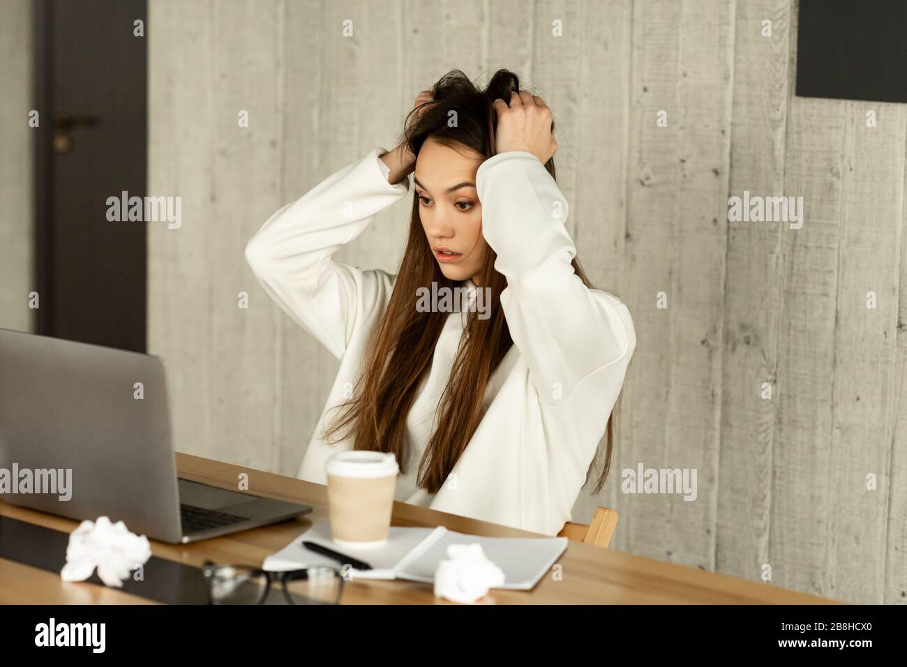 Female with creative ideas hi-res stock photography and images - Alamy